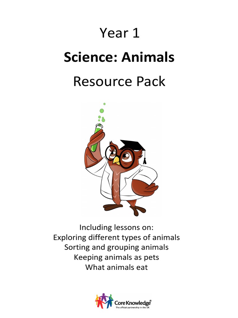 Science Resource Pack - Year 1 - Animals | PDF | Pet | Amphibian