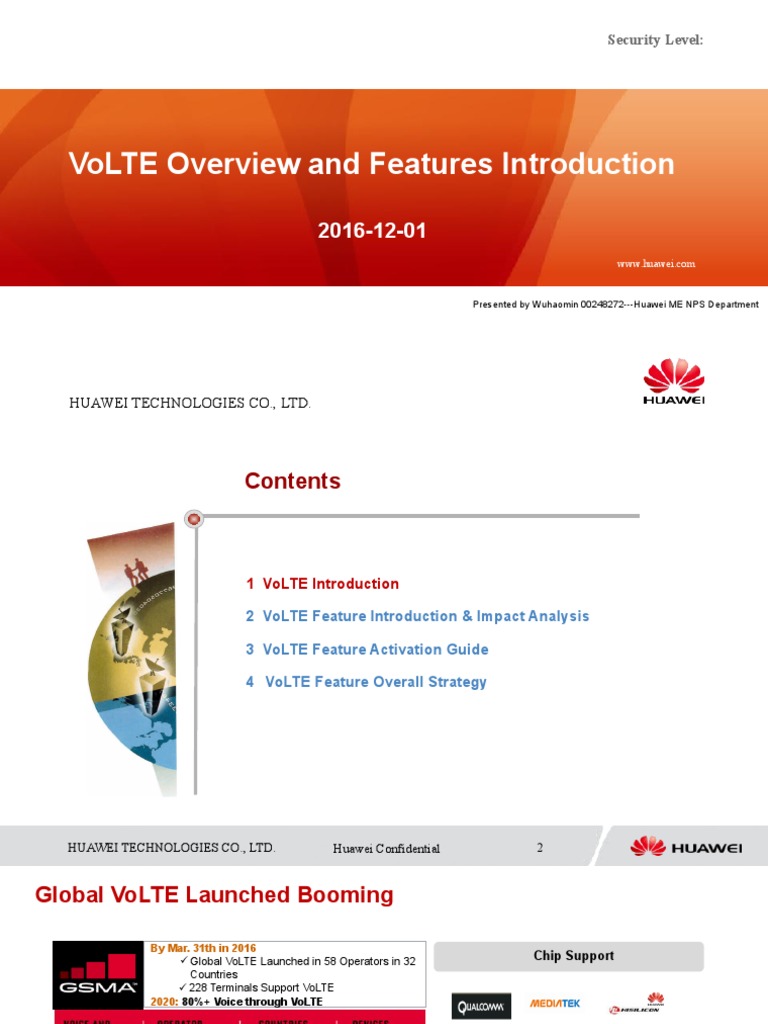 VoLTE Overview and Features Introduction | PDF | Ip Multimedia ...