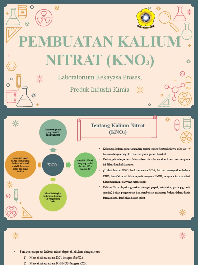 Pembuatan Kalium Nitrat (Kno3) | PDF