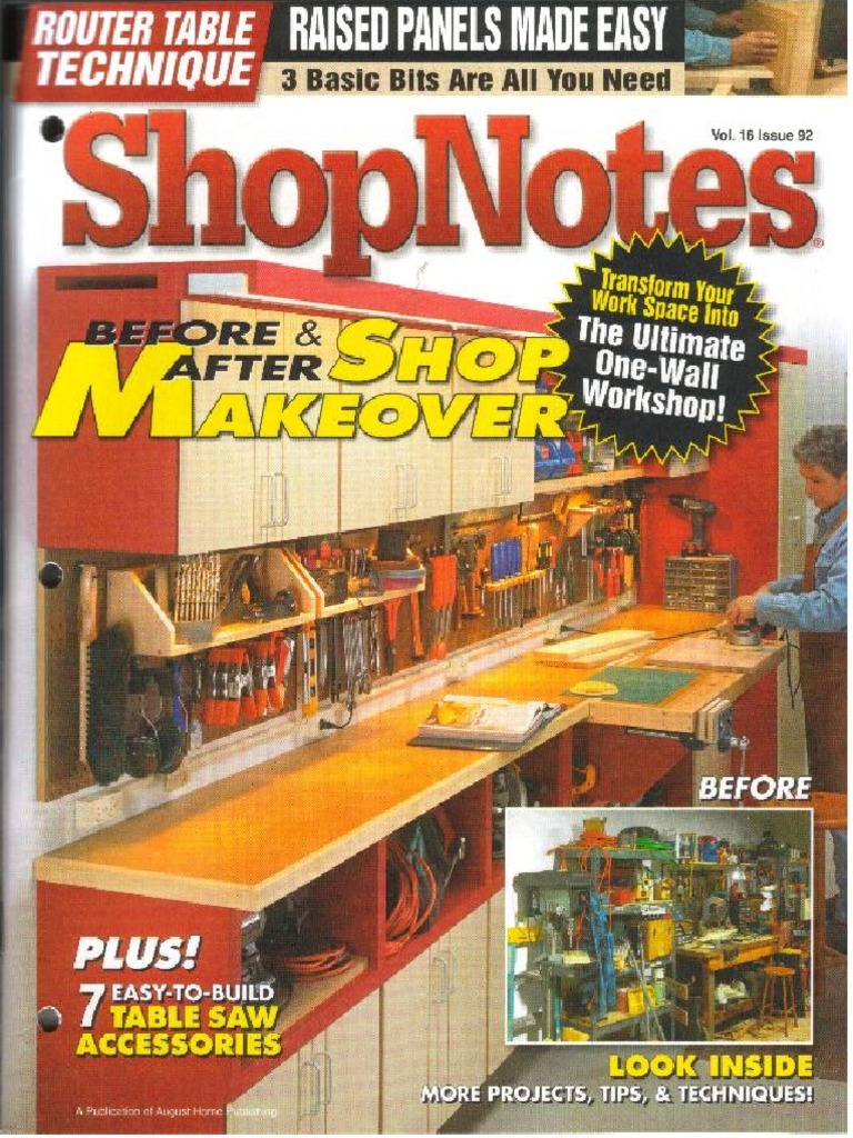 Shopnotes #92 | PDF