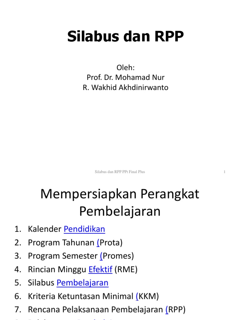 Silabus Dan RPP - Compress | PDF | Karier & Perkembangan | Bisnis