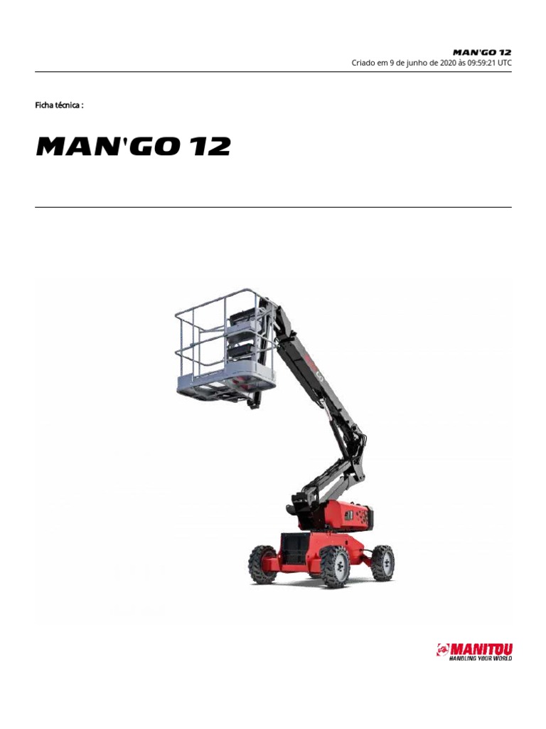Manitou MANGO-12 | PDF | Pneu | Motores
