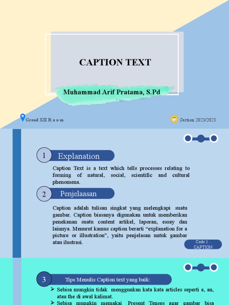 Caption Text 2021 | PDF