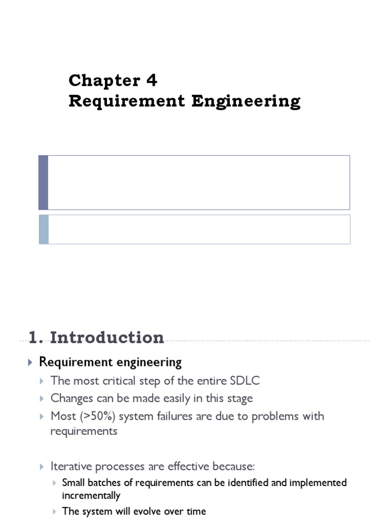 Ch4 Requirements | PDF | Interview | Microsoft Power Point
