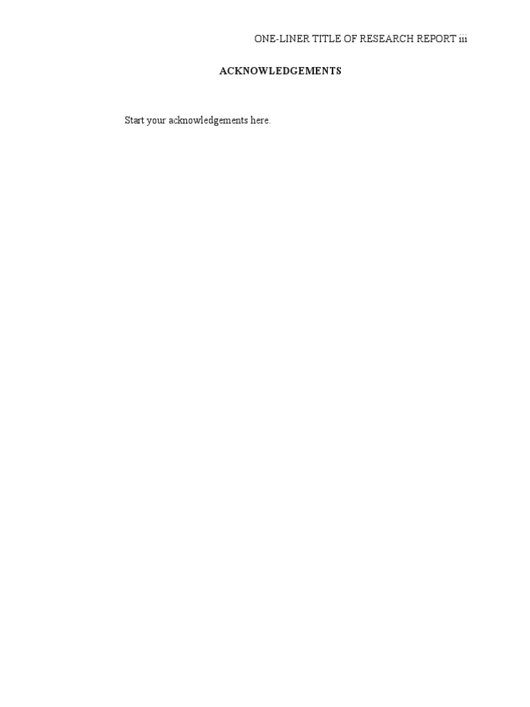 Manual On Research Writing 3is Sample Format Some Preliminaries | PDF ...