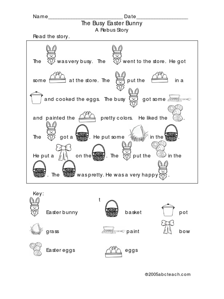 Rebus Easter | PDF | Home & Garden