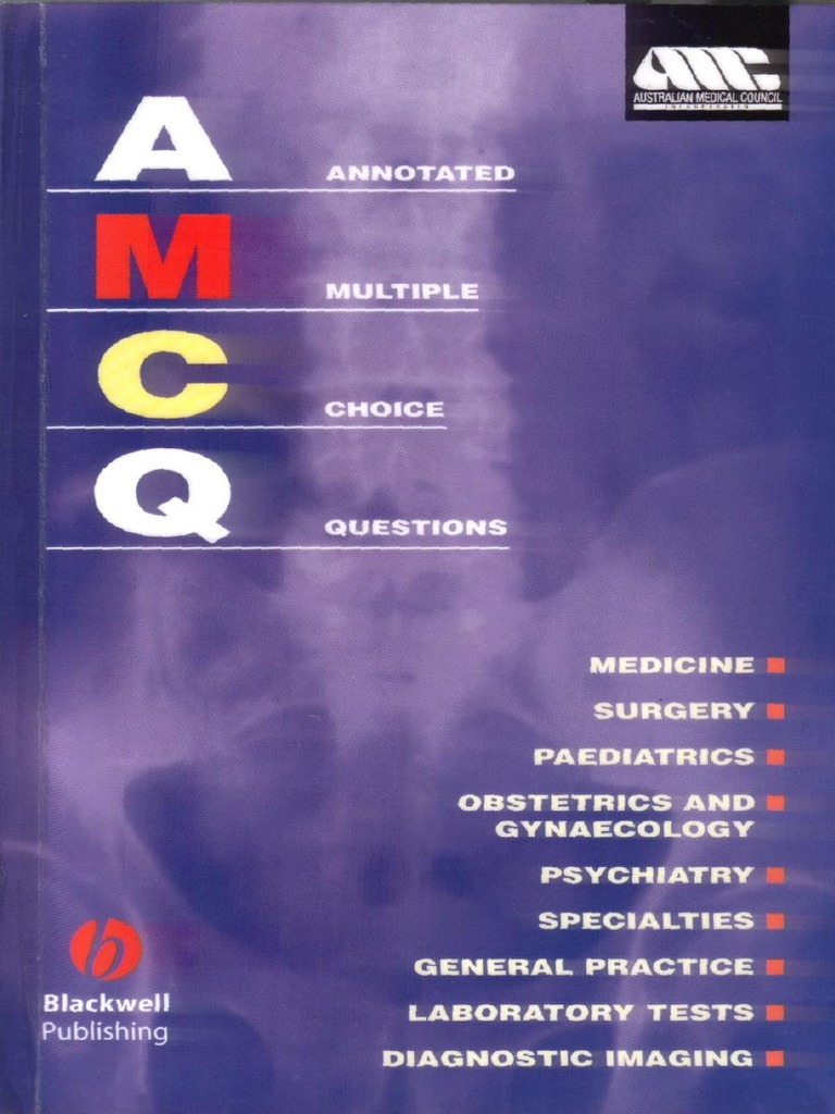 Amc Annotated Multiple Choice Questions 2008 PDF Free | PDF