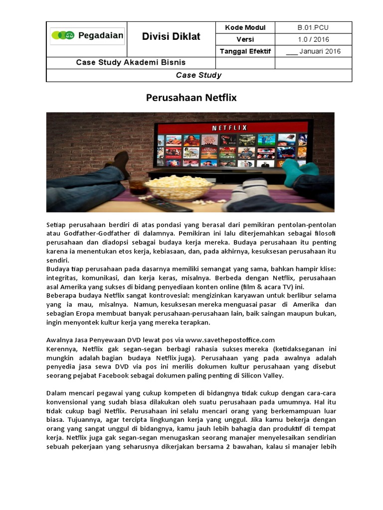 Perusahaan Netflix | PDF