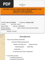 Type II Variation Checklist Guide | PDF