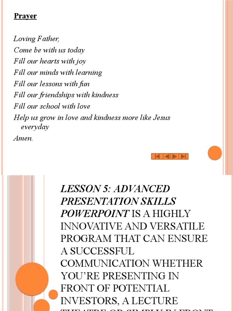 Advanced PowerPoint Presentation Skills | PDF | Hyperlink | Microsoft ...