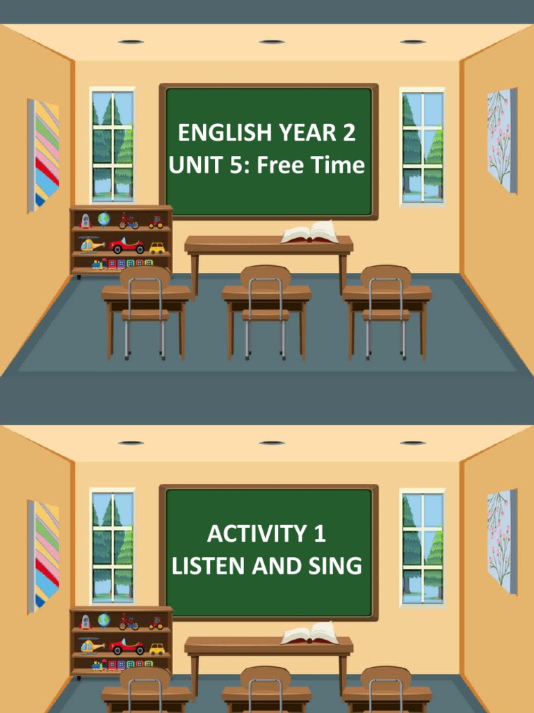Year 2 English Unit 5: Free Time Activities | PDF