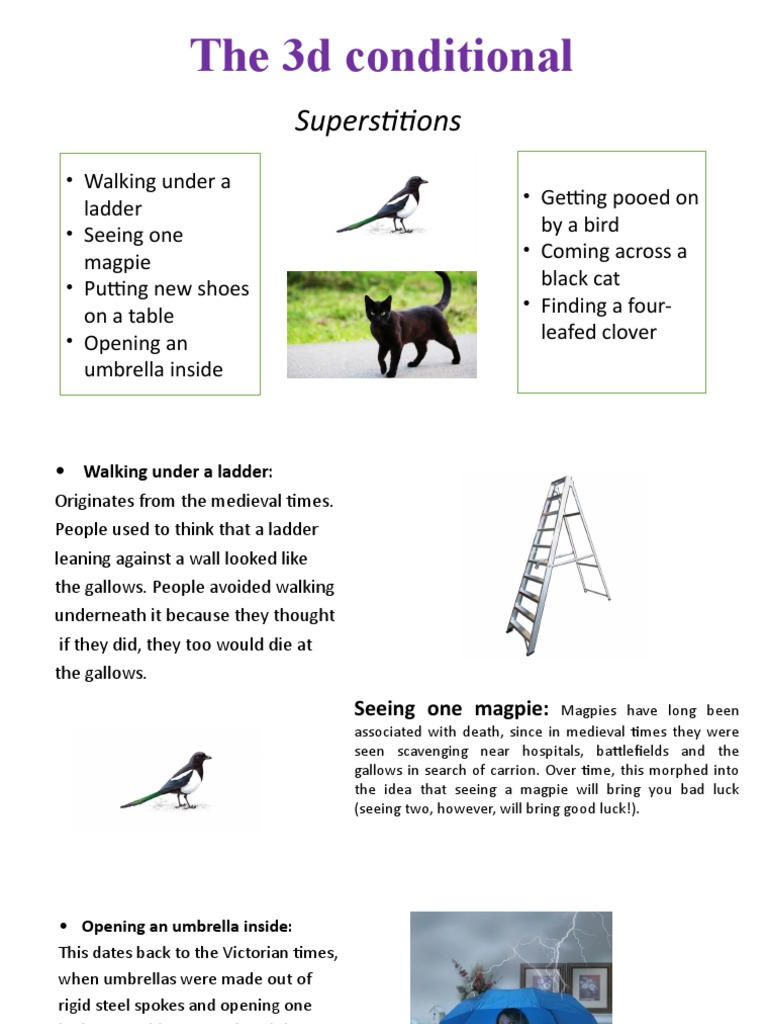 The 3d Conditional SUPERSTITIONS | Download Free PDF | Lottery | Luck