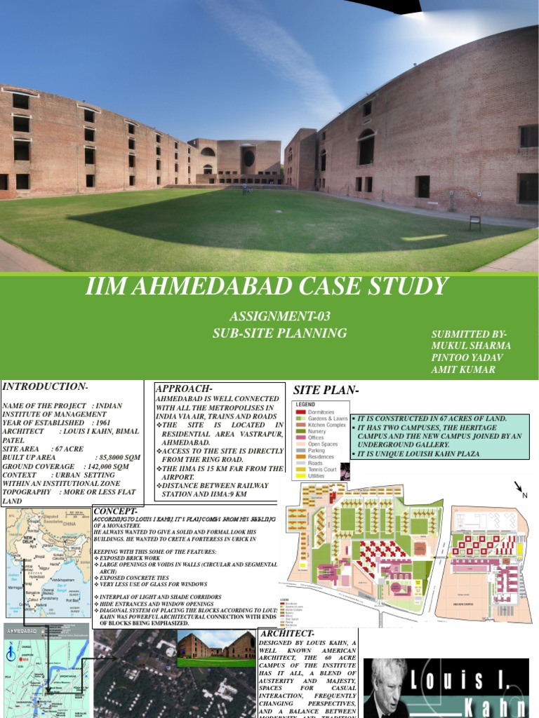 Iim Ahmedabad Case Study | PDF | Dormitory | Buildings And Structures