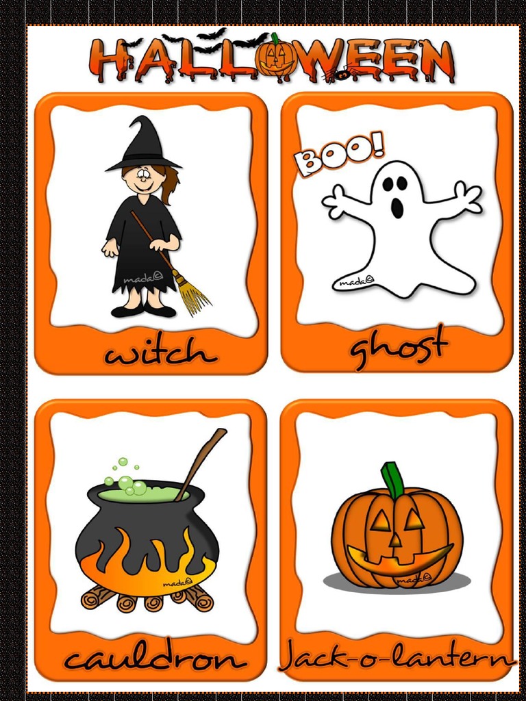 Halloween Flashcards Flashcards 32519 | PDF