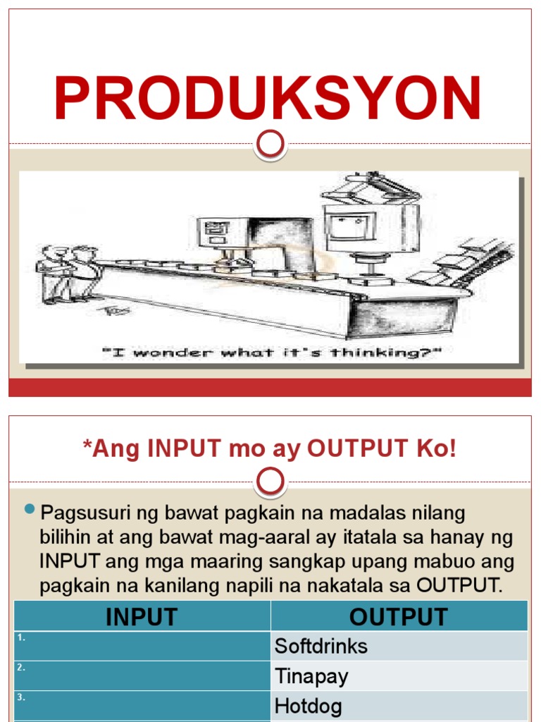 PRODUKSYON | PDF