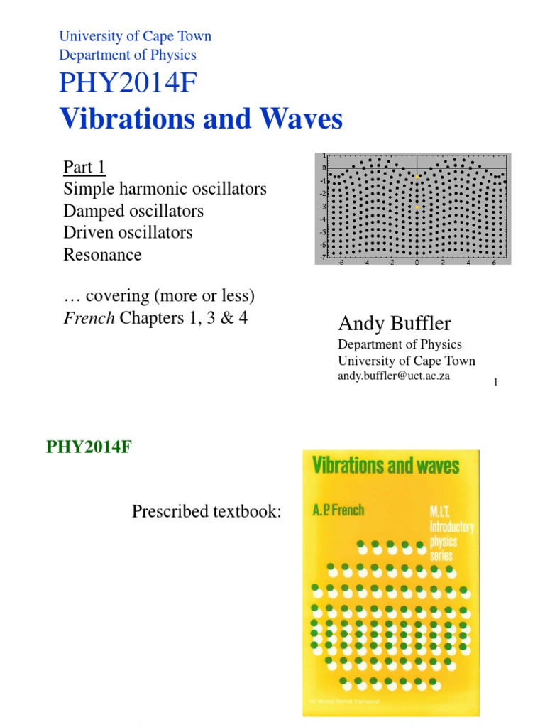 Vibrations and Waves | PDF | Sine | Trigonometric Functions