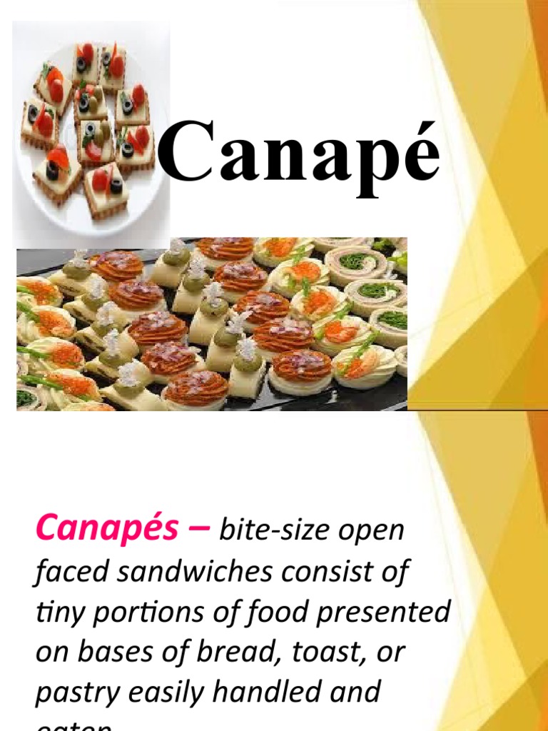 Lesson 8 (Canape') | PDF | Butter | Regional & Ethnic Food