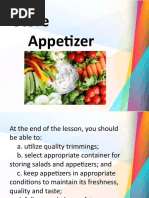 LESSON 10 (Prepare Range of Appetizers) WITH VIDEOS | PDF | Hors D ...