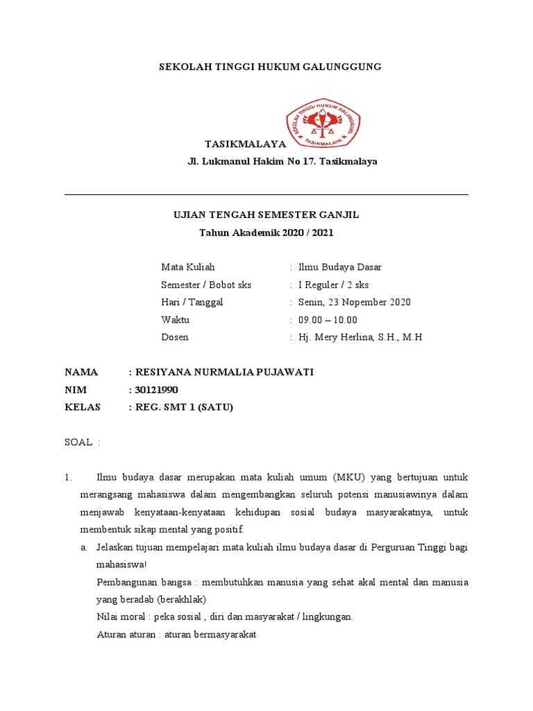 Jawaban Uts Ibd Resiyana Nurmalia | PDF