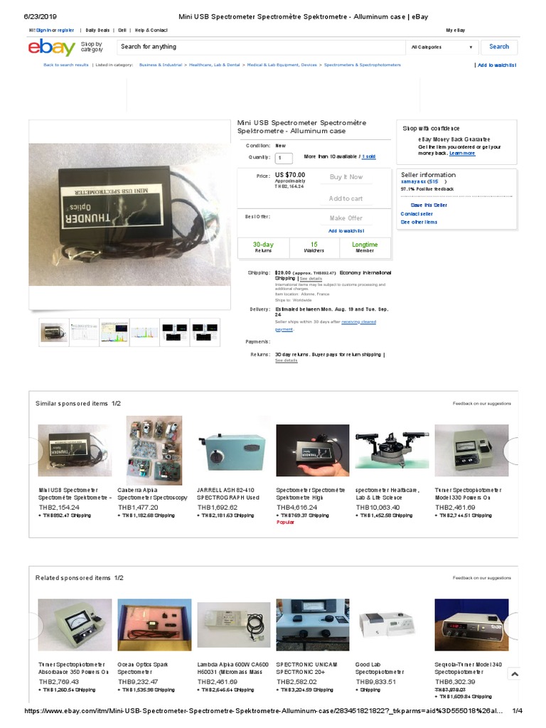 Mini USB - Thunder Optics - Only 2500 Baht - Is That True New | PDF ...