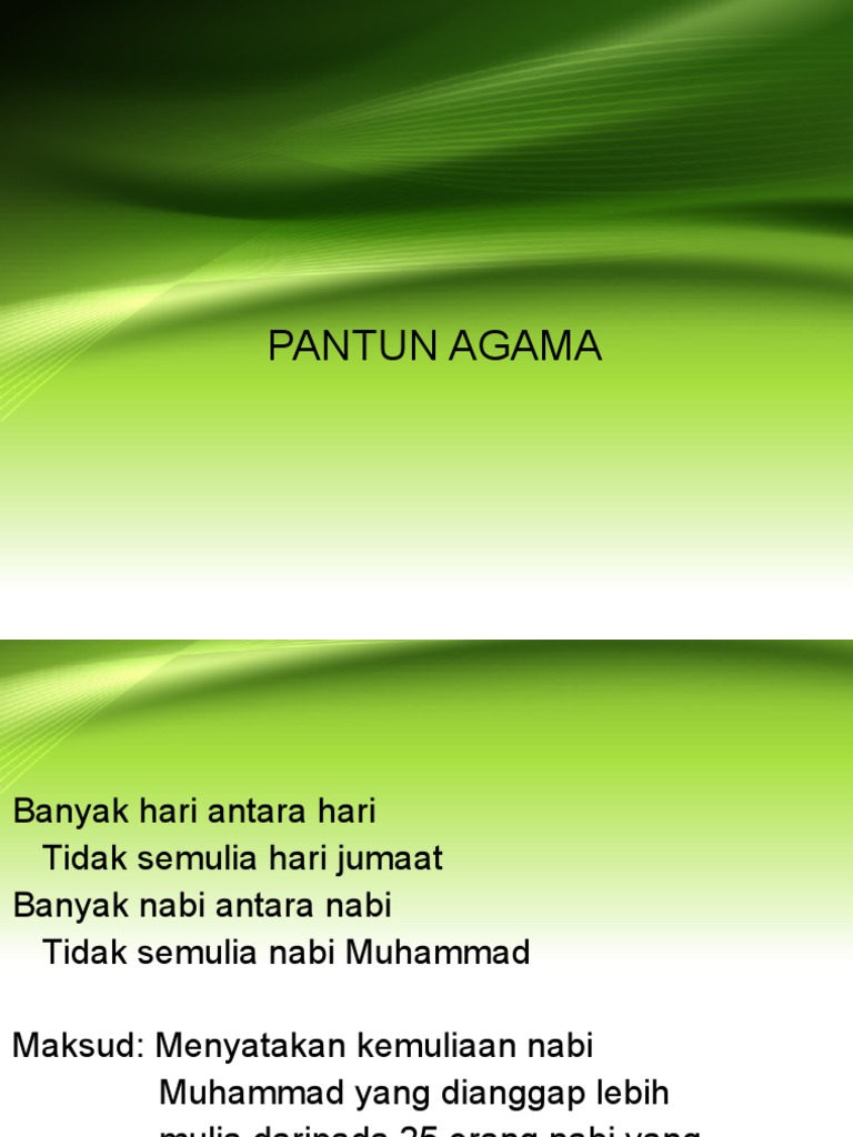 Pantun Agama | PDF