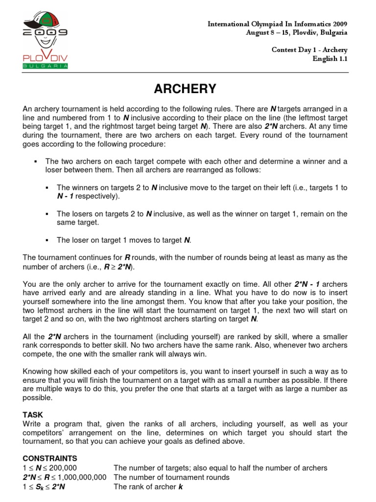 1 Archery | PDF