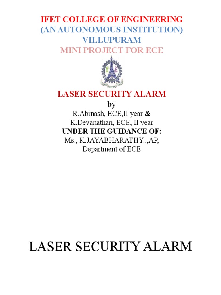 Laser Security Alram Animated | PDF | Computers