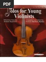 Barbara Barber Solos For Young Violinist 4 Violin | PDF | Violin | Viola