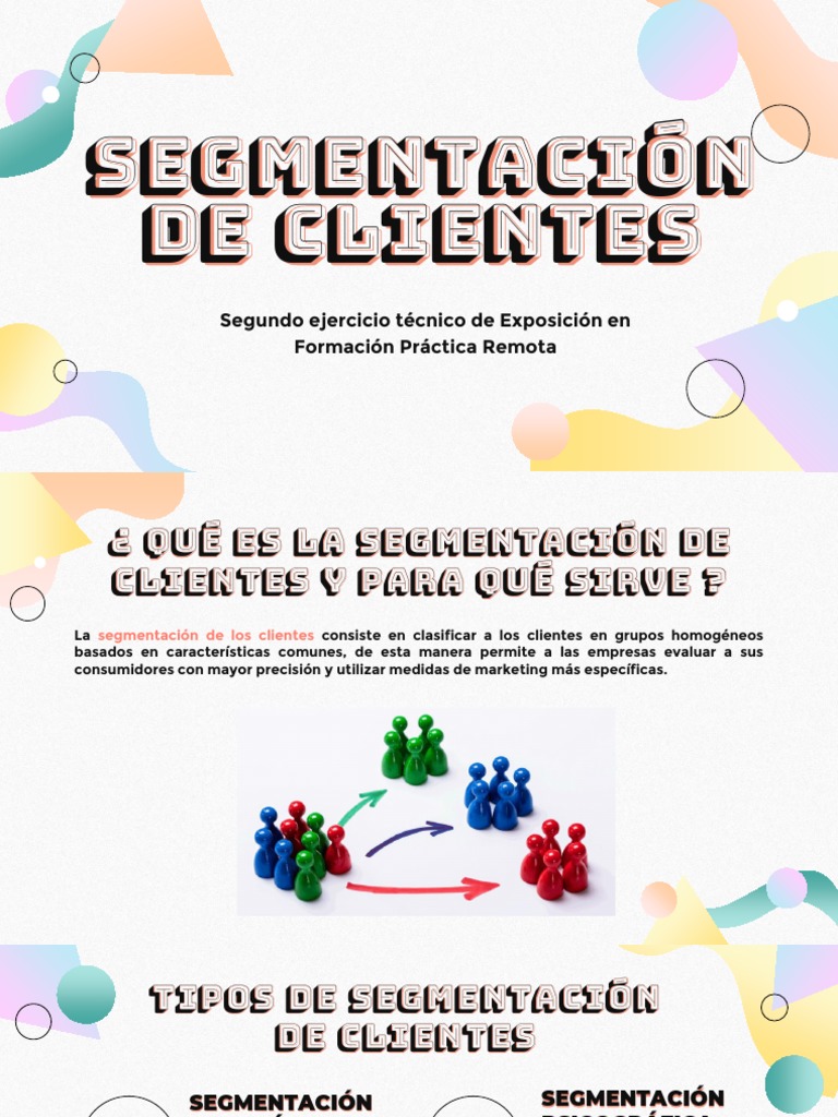 Segmentación de Clientes | PDF | Marketing | Mercado (economía)