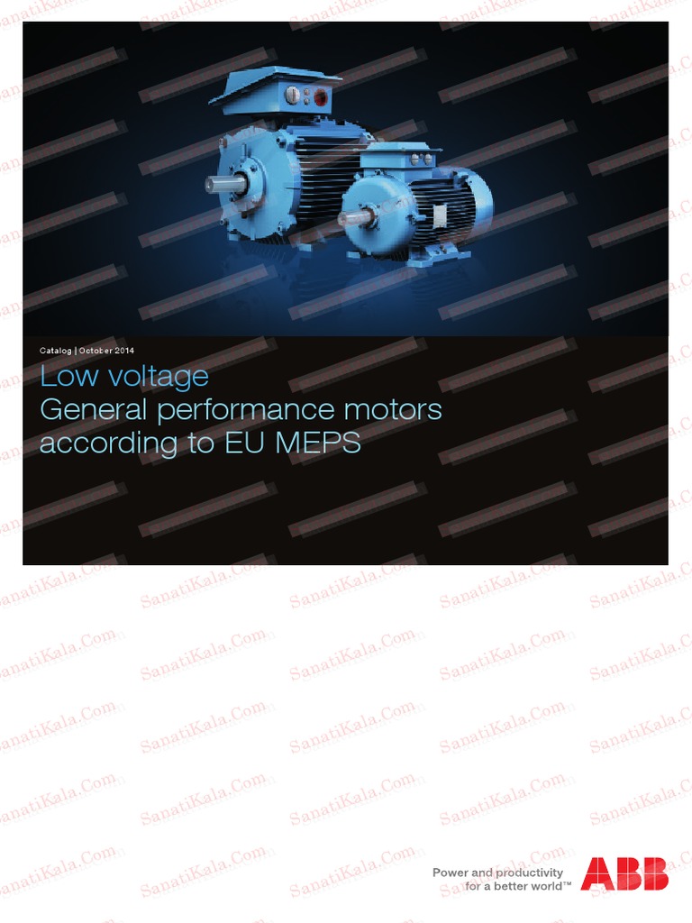 5 ABB General Performance Premium Efficiency Cast Iron Motors M2BAX Series (Catalogue) PDF | PDF