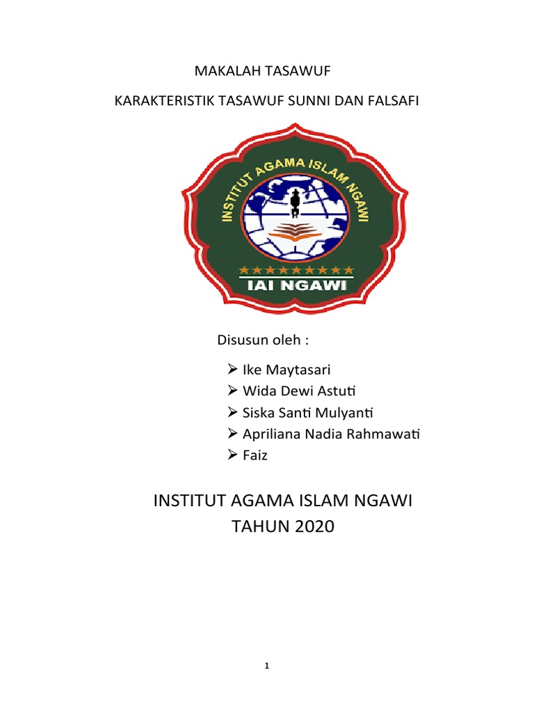 Karakteristik Tasawuf Sunni dan Falsafi | PDF | Agama & Spiritualitas