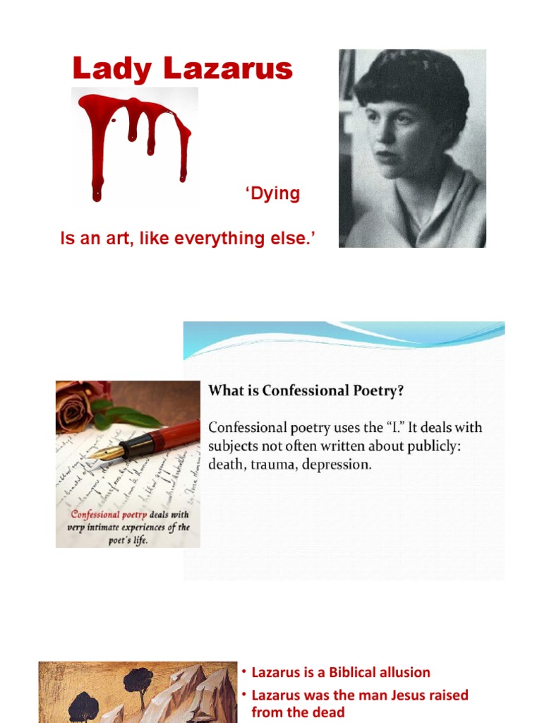 Lady Lazarus by Sylvia Plath | PDF | Lazarus Of Bethany
