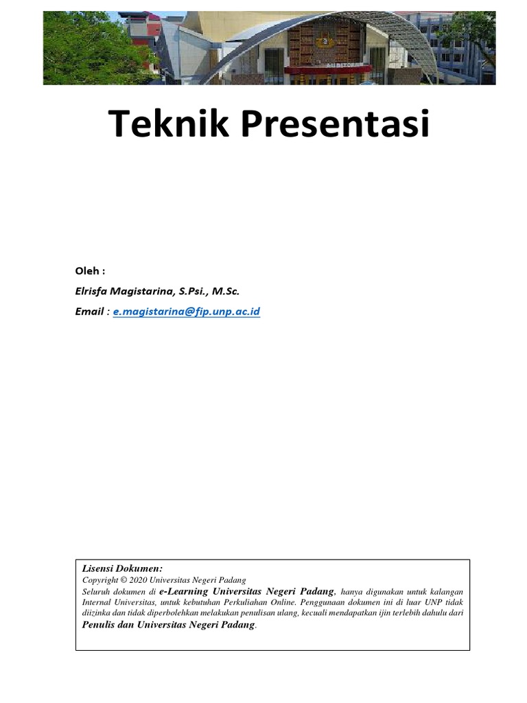 Modul 14 - 15 - Teknik Presentasi | PDF