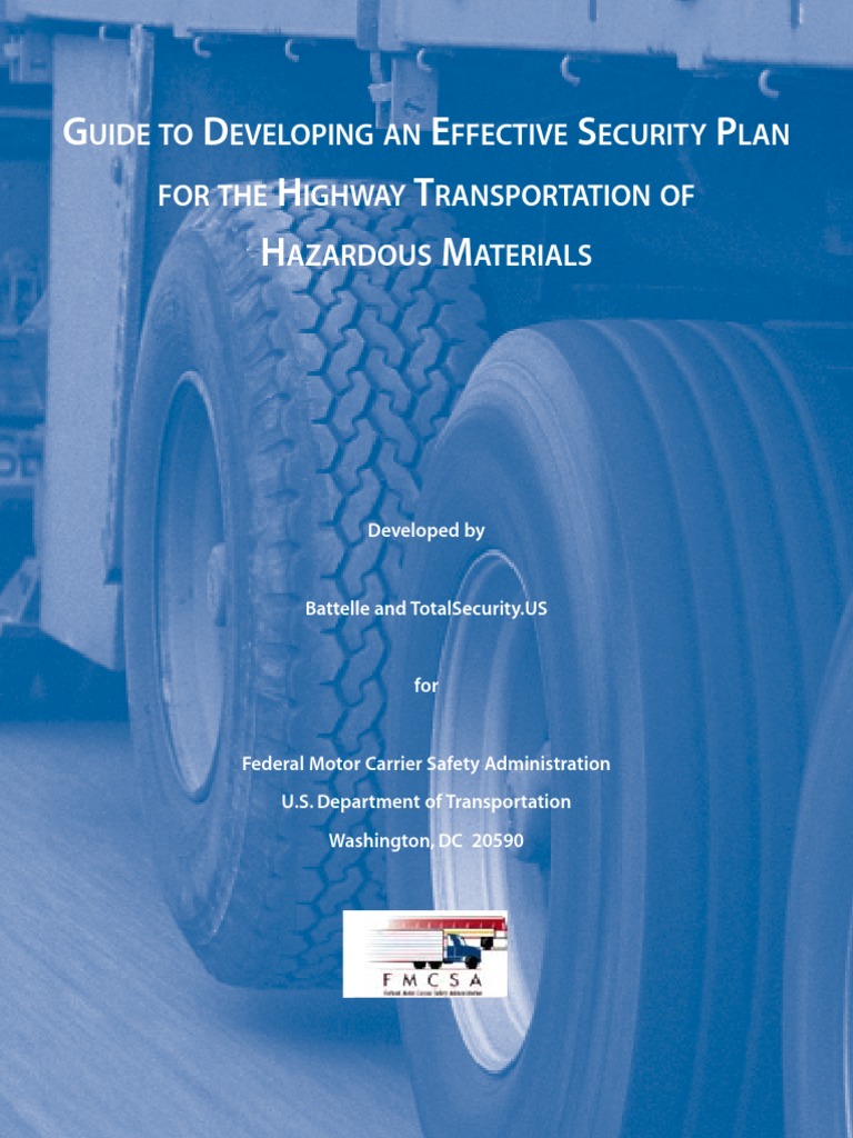 Hazardous Materials Transportation Guide | PDF | Dangerous Goods ...