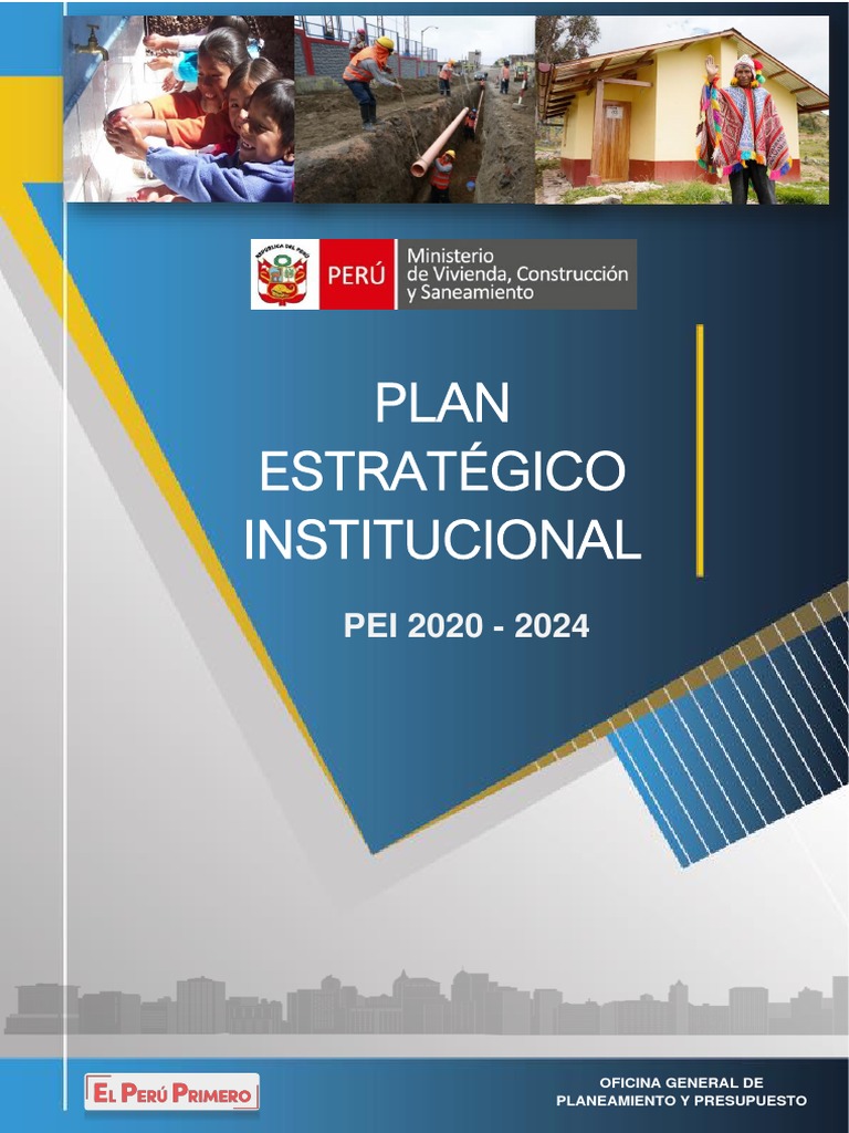 PEI-2020-2024 Plan Estrategico Institucional 2020-24 Ministerio de ...