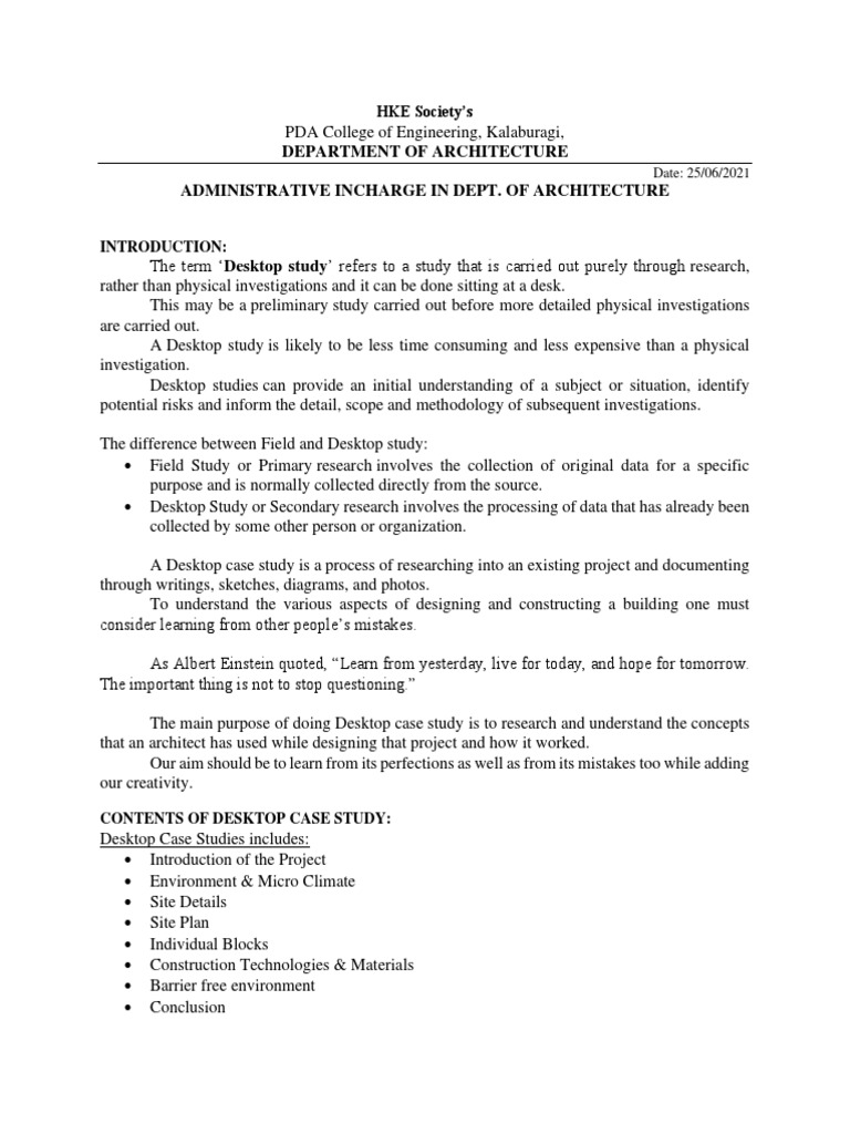 Desktop Case Study VIII Sem | PDF | Climate | Case Study