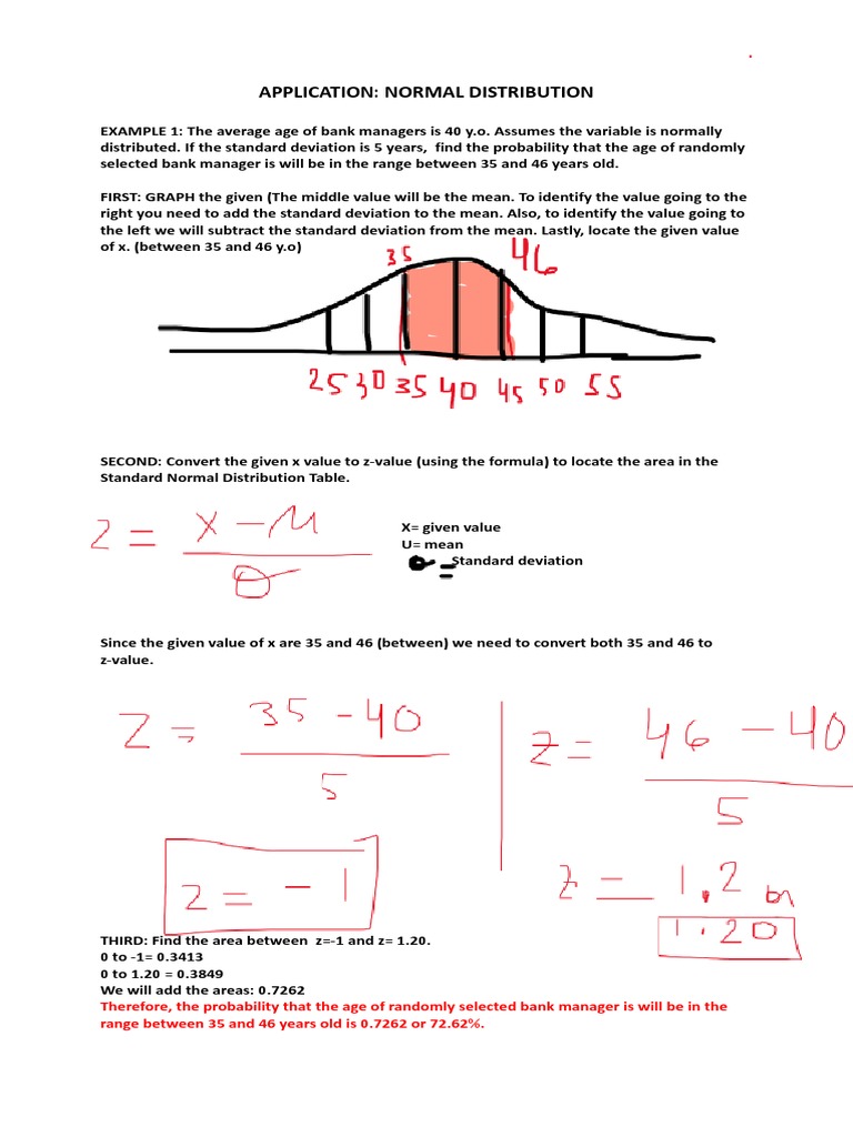 4 Additional NORMAL DISTRIBUTION APPLICATION | PDF | Mean | Standard ...