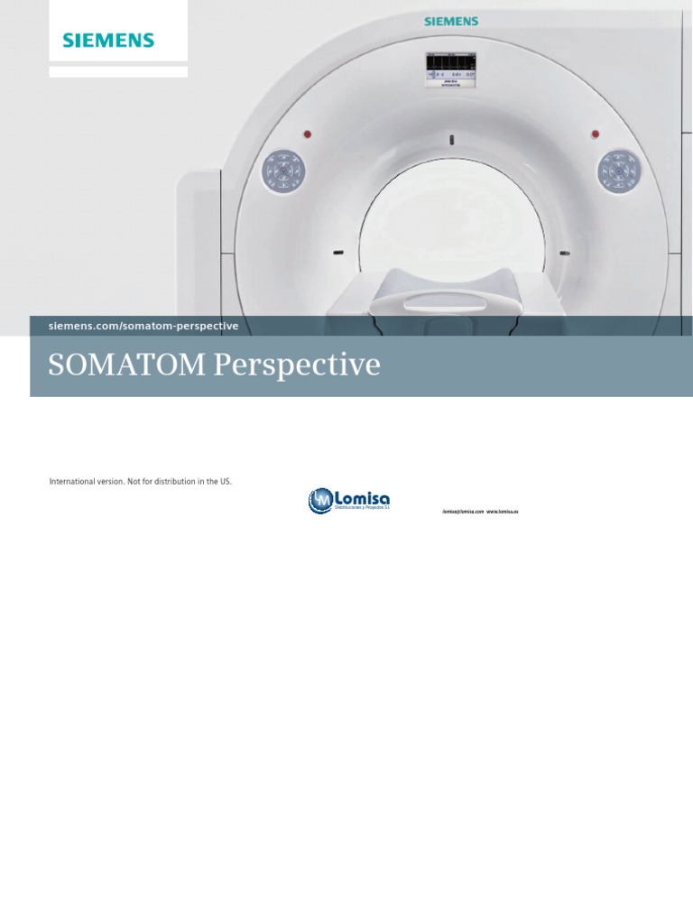 Tomografo 128 Cortes Siemens Somatom Perspective | PDF | Ct Scan ...