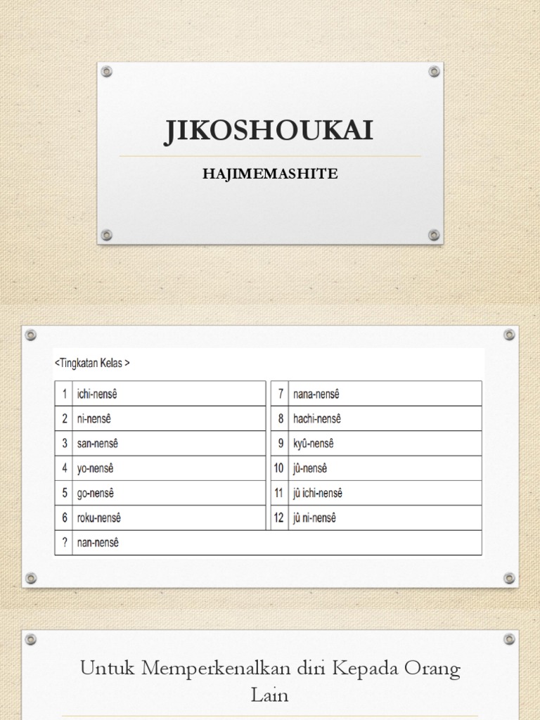 Jikoshoukai Dikonversi | PDF