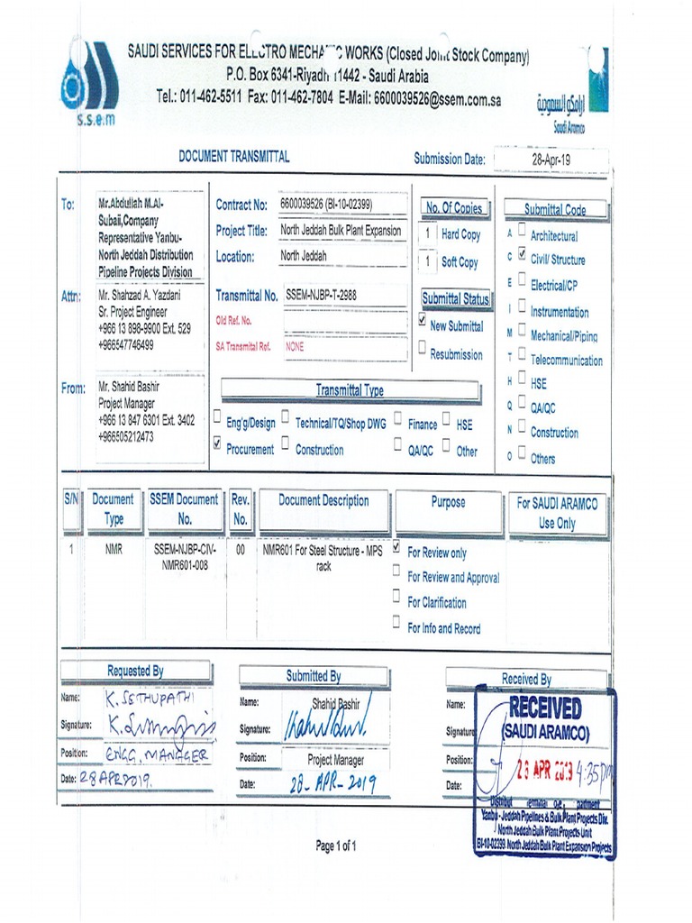 2938 Method Statement For Installation of MCC | PDF