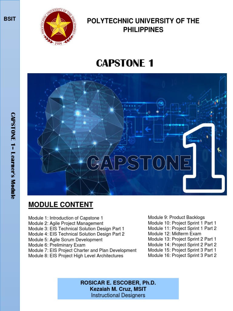 Capstone 1 Modules | PDF | Agile Software Development | Scrum (Software ...