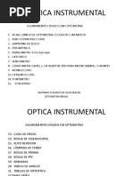 Ficha de Atendimento Optometria | PDF | Optometria | Olho