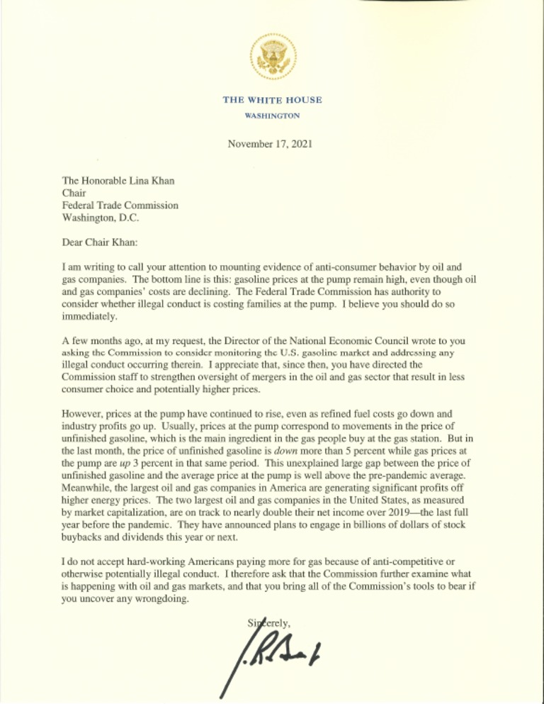 Final Signed FTC Letter | PDF