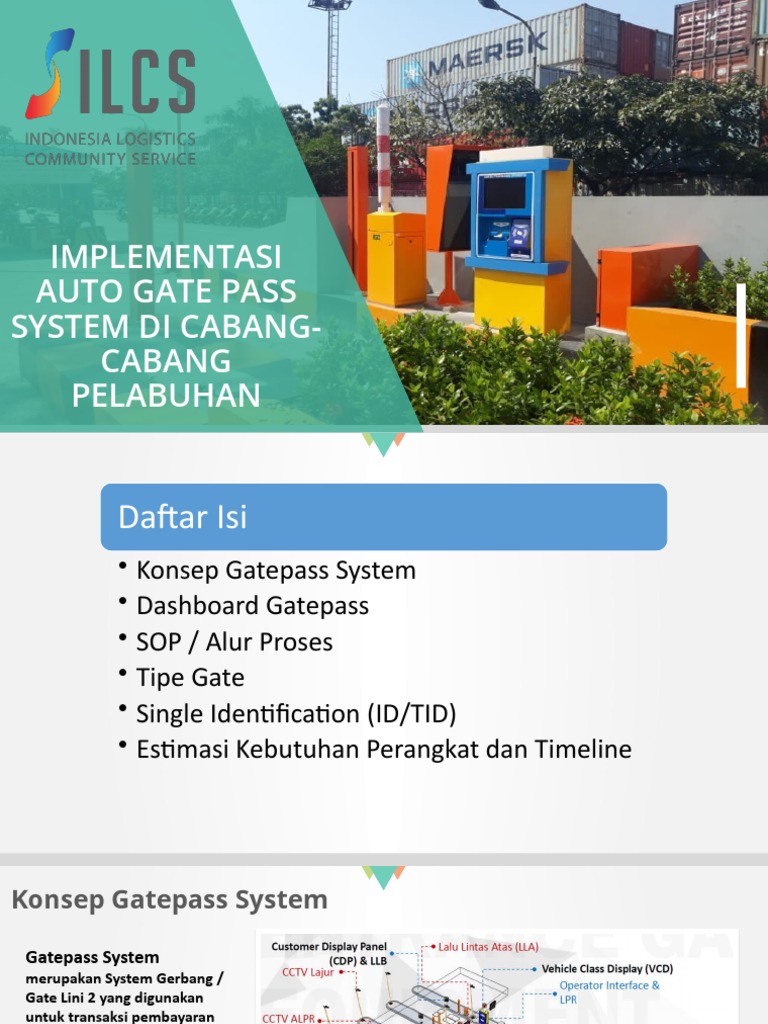 Sistem Gate Pass Otomatis Pelabuhan | PDF