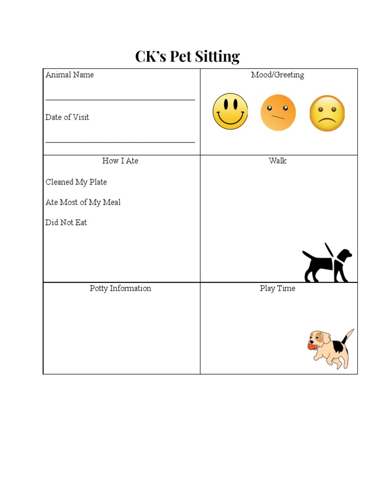 Pet Report Card | PDF | Cooking, Food & Wine | Self-Improvement