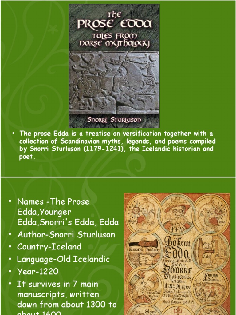 Edda | PDF | Norse Mythology | Norse Paganism