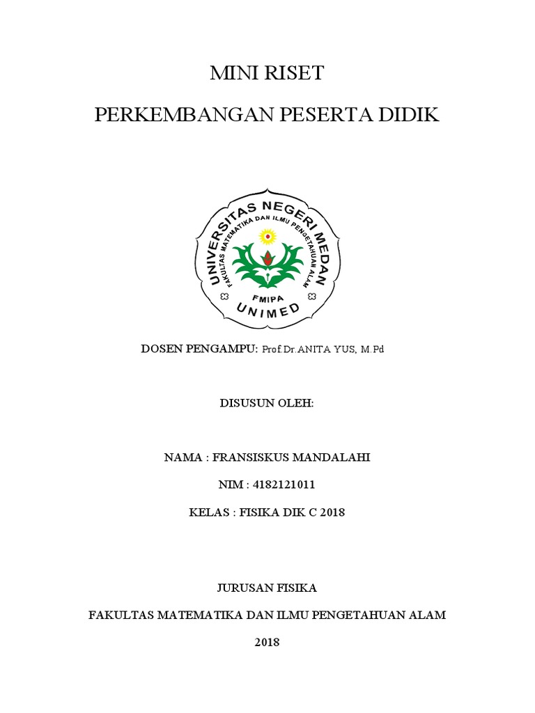 MINI RISET PPD 1 | PDF