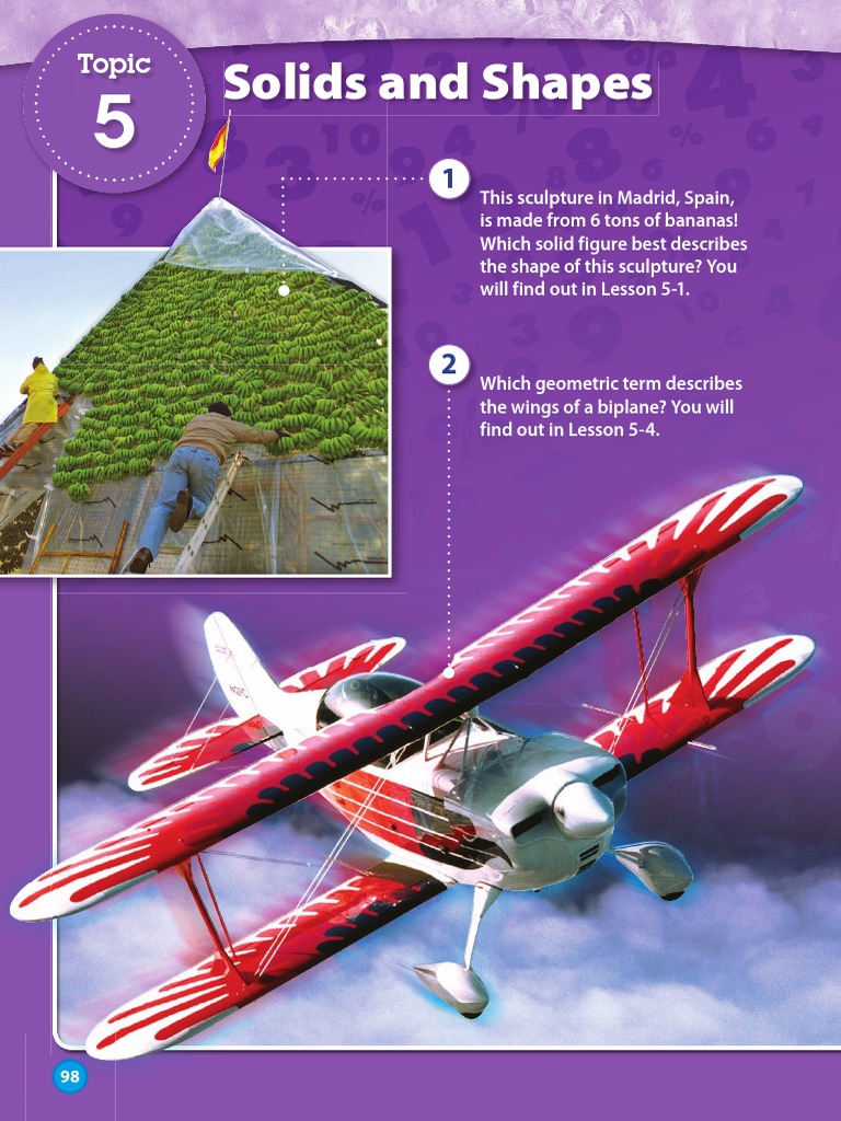 Envision Math 3th GR Topic 5 | PDF | Triangle | Rectangle