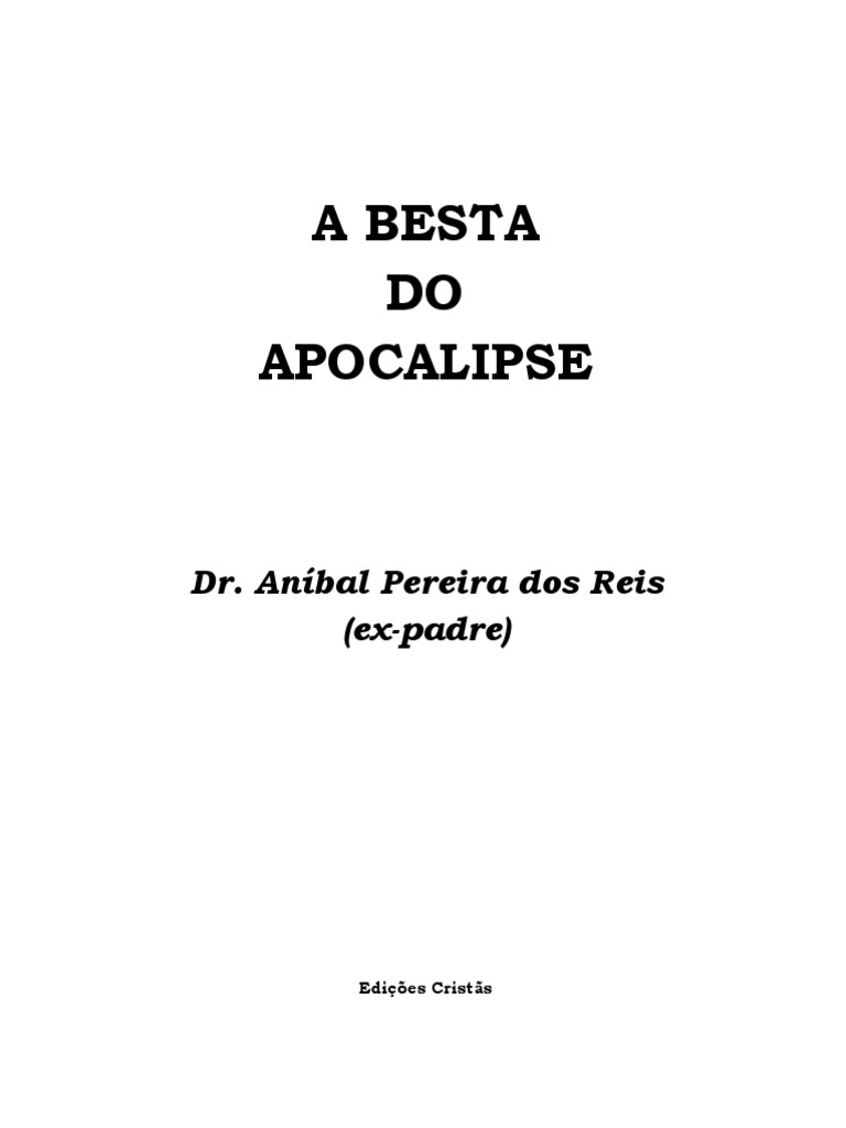 A Besta Do Apocalipse | PDF | Daniel (personagem Bíblica) | A Besta ...