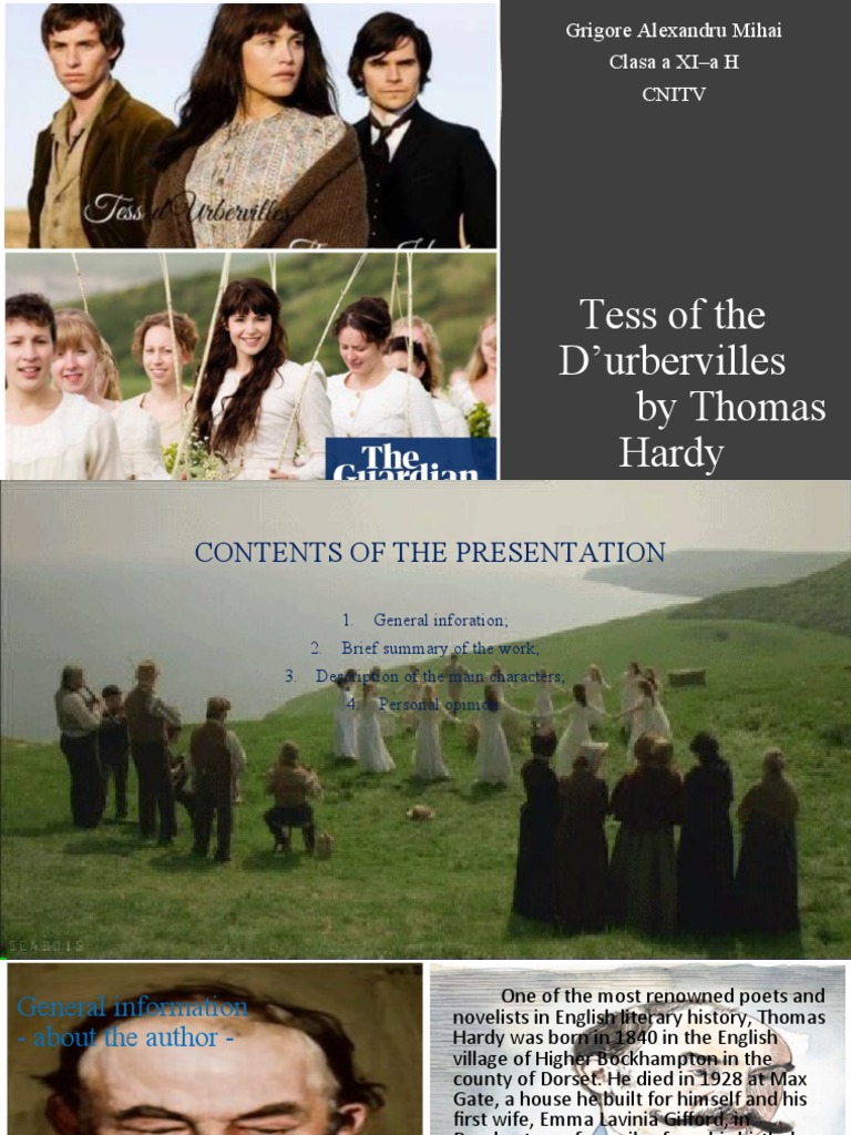 Tess of the D'Urbervilles Character Analysis | PDF | Tess Of The D ...